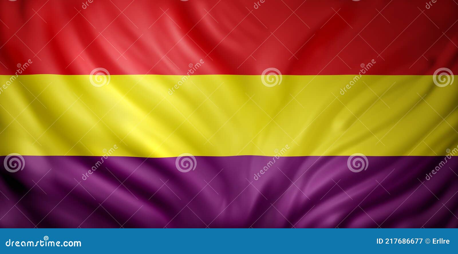 Republic spain flag stock illustration. Illustration of flag - 217686677