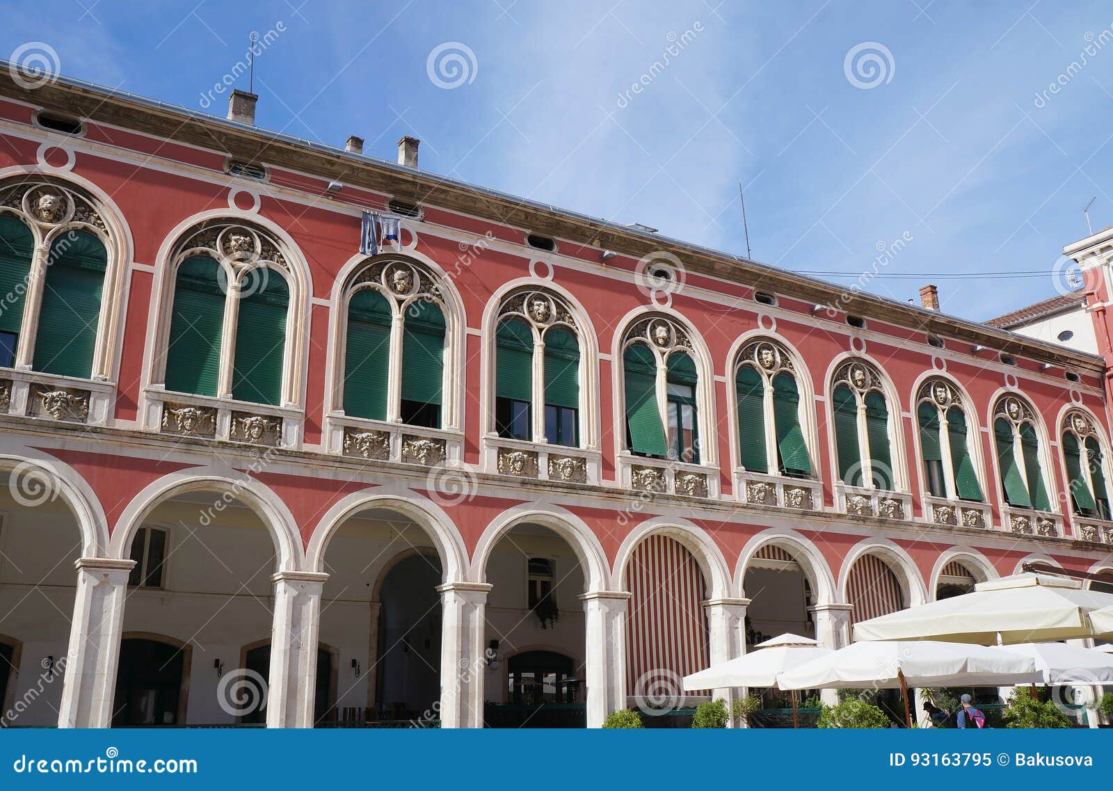 Republic Square or Prokurative in Split Editorial Image - Image of ...