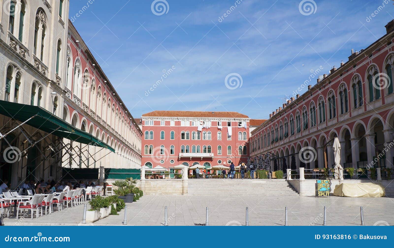 Republic Square or Prokurative in Split Editorial Photo - Image of ...