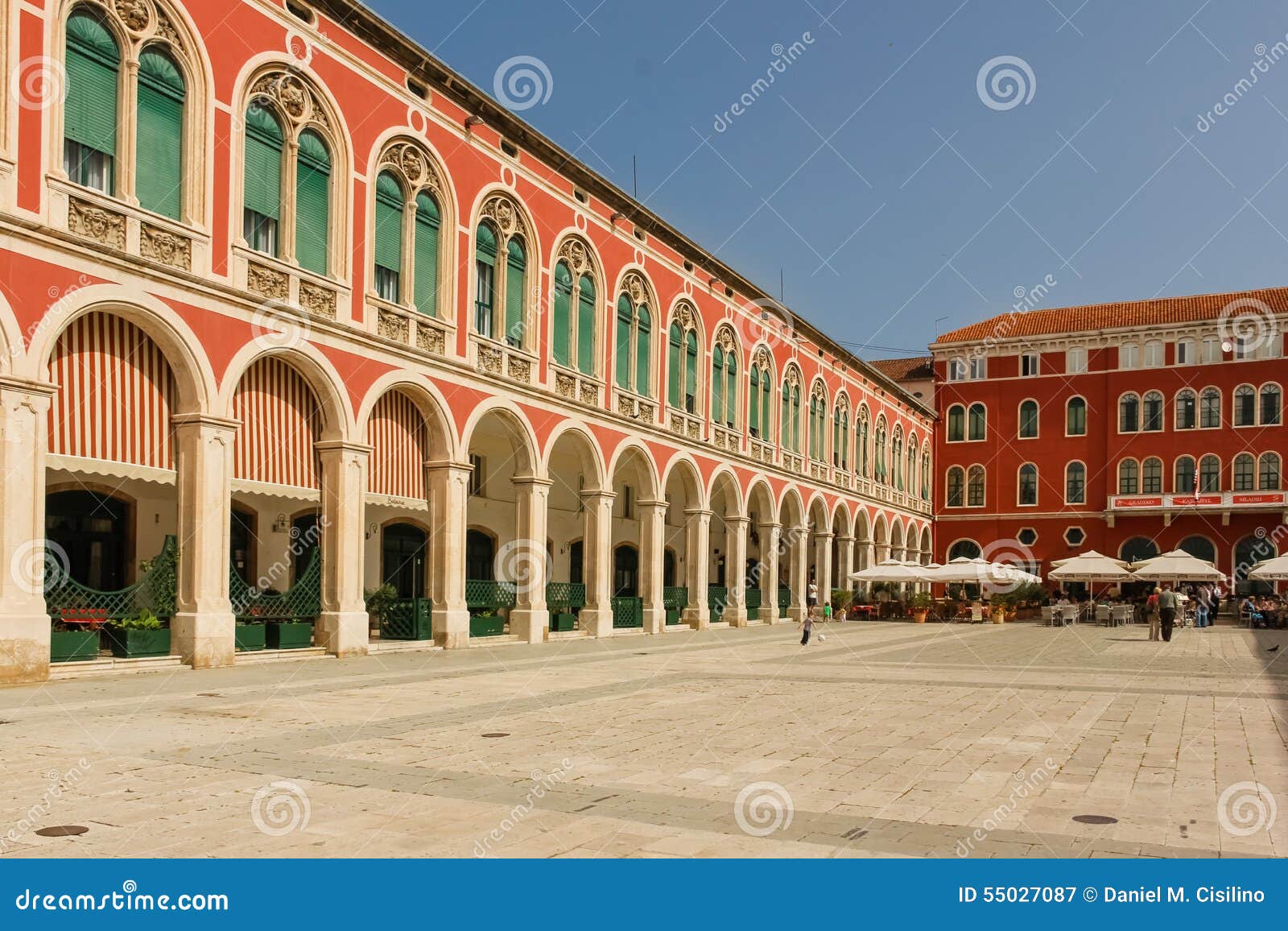 Republic Square. Split. Croatia Editorial Photography - Image of ...