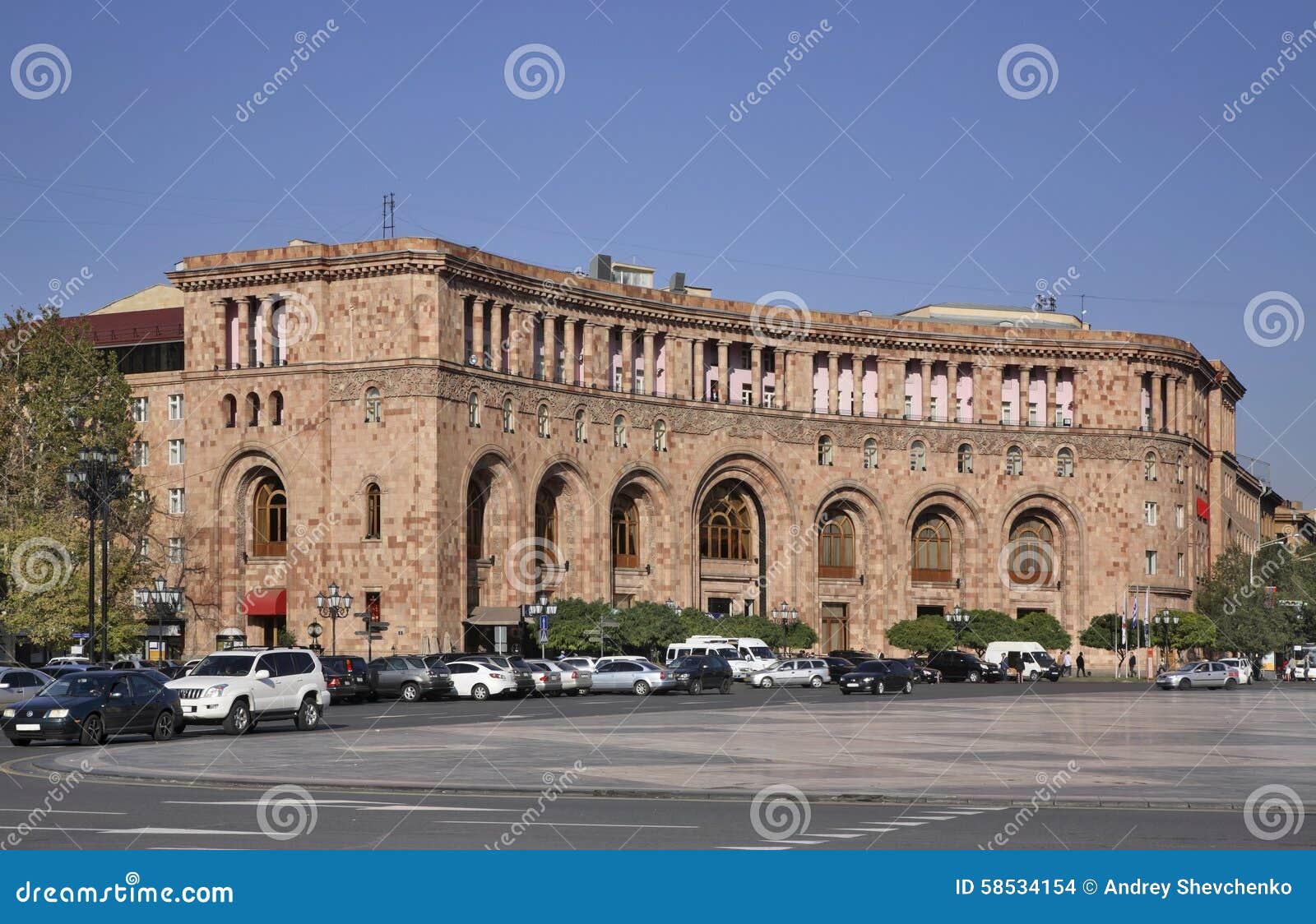 Republic Square in Yerevan. Armenia Stock Photo - Image of landmark ...