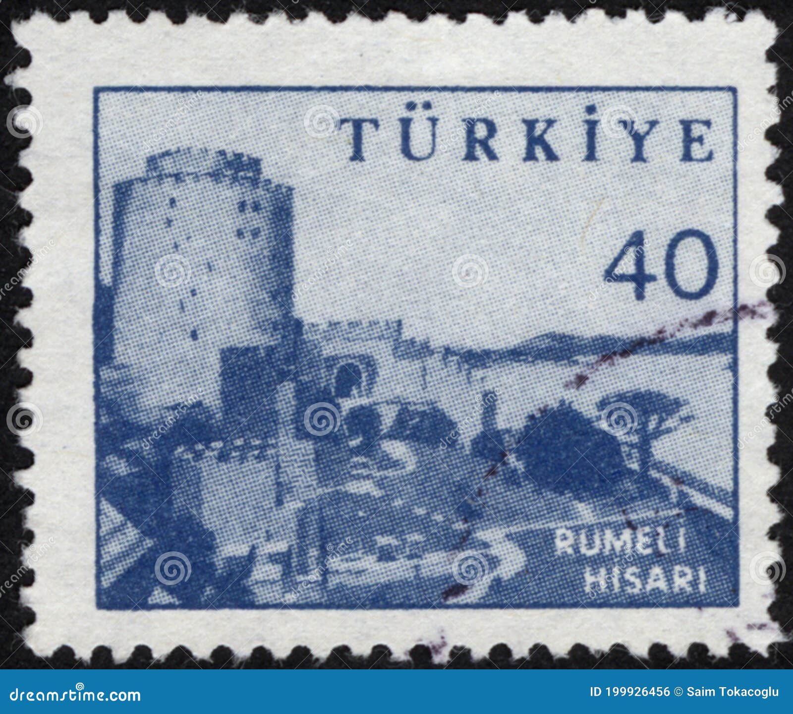 Republic of Turkey Historical Stamp. a Postage Stamp Printed in ...