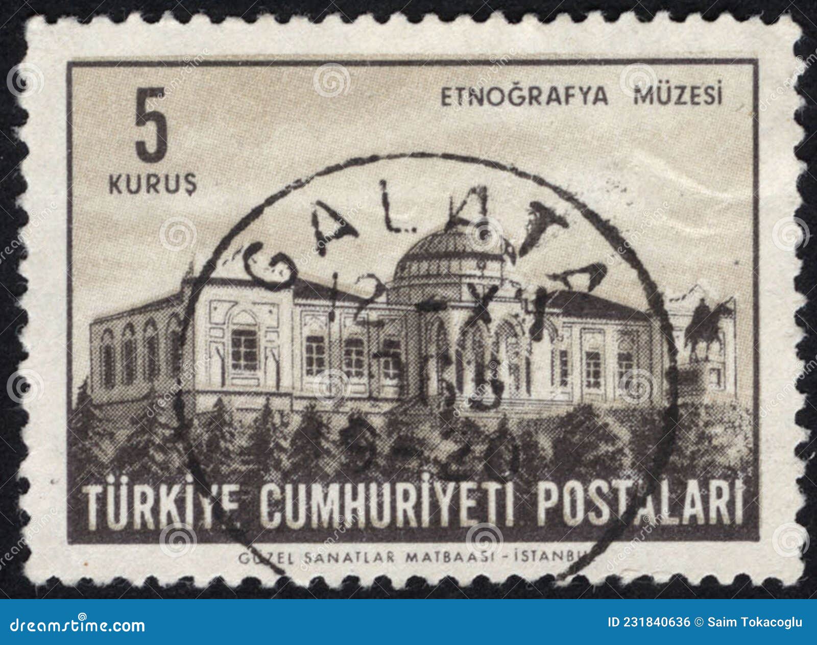 Republic of Turkey Postage Stamp. Editorial Photo - Image of postal ...