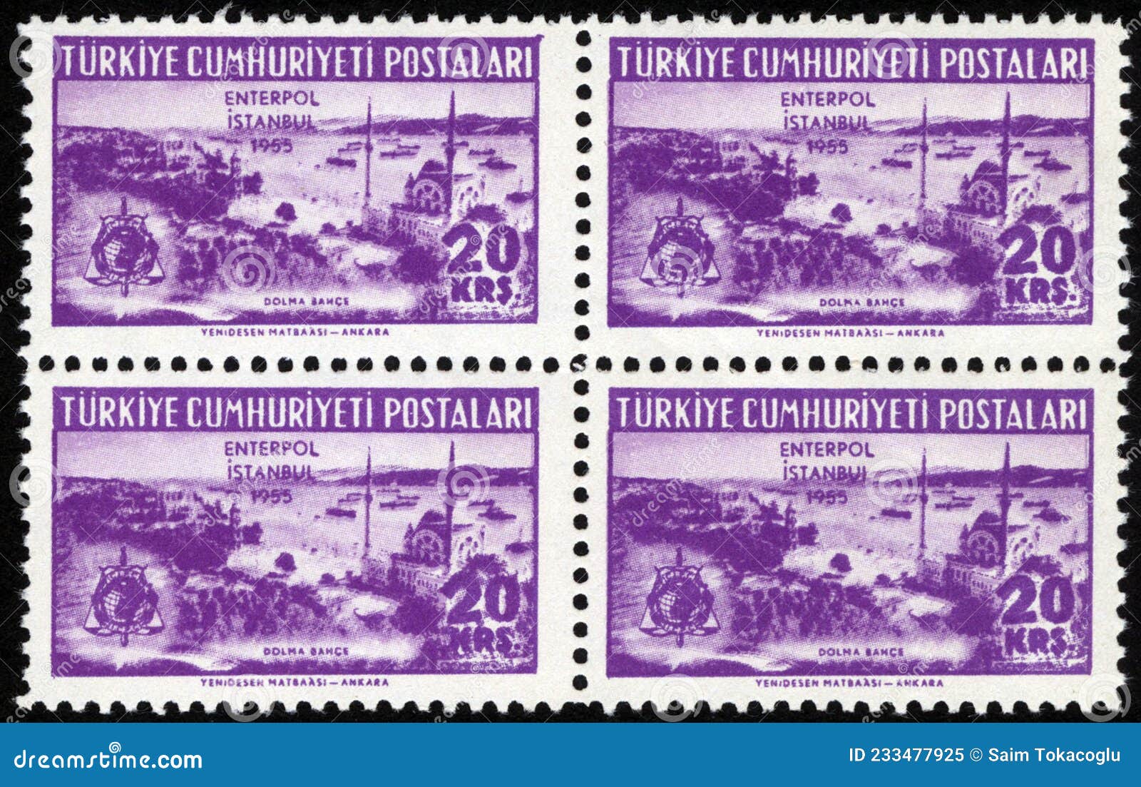 Republic of Turkey Postage Stamp. Editorial Image - Image of cover ...