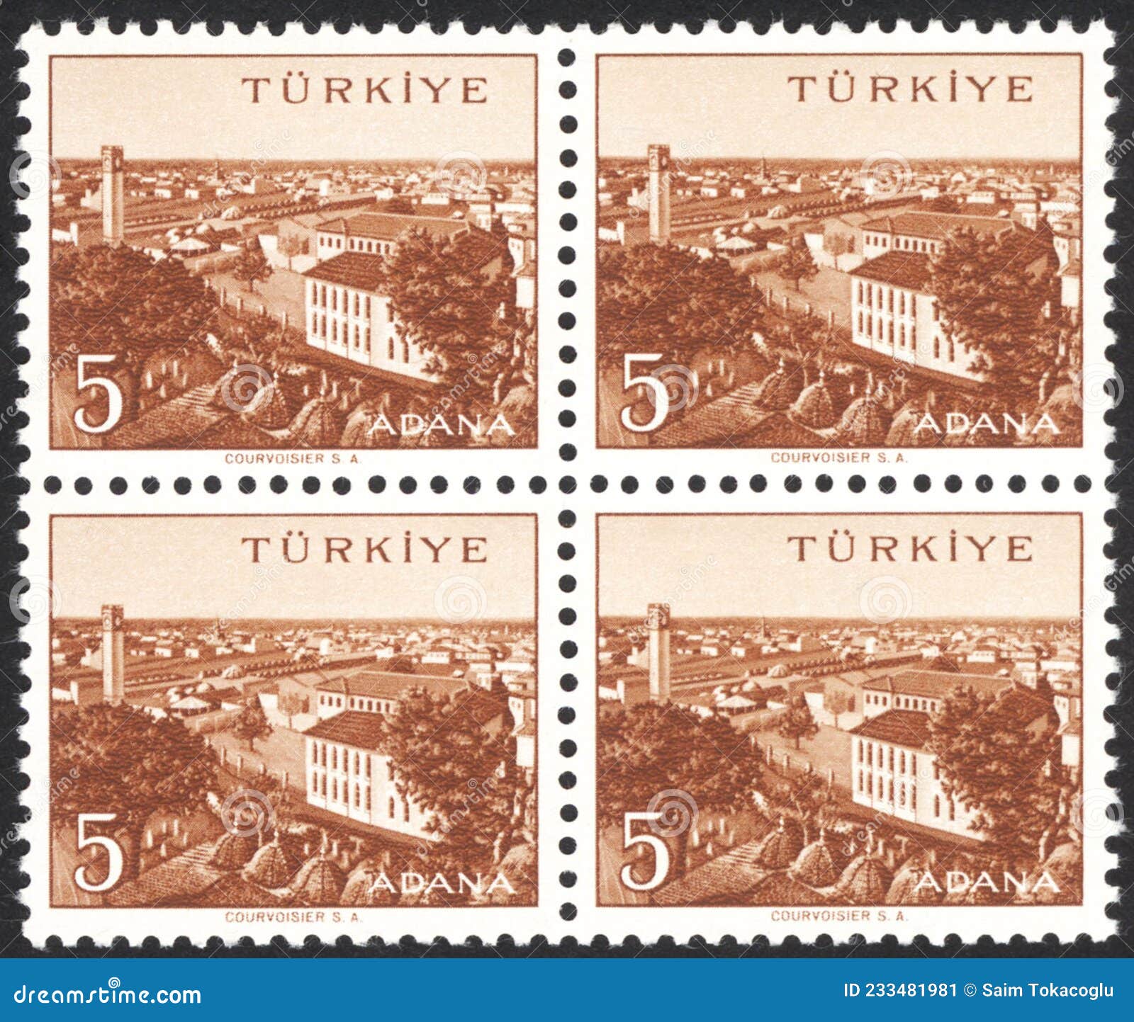 Republic of Turkey Postage Stamp. Editorial Photo - Image of progress ...