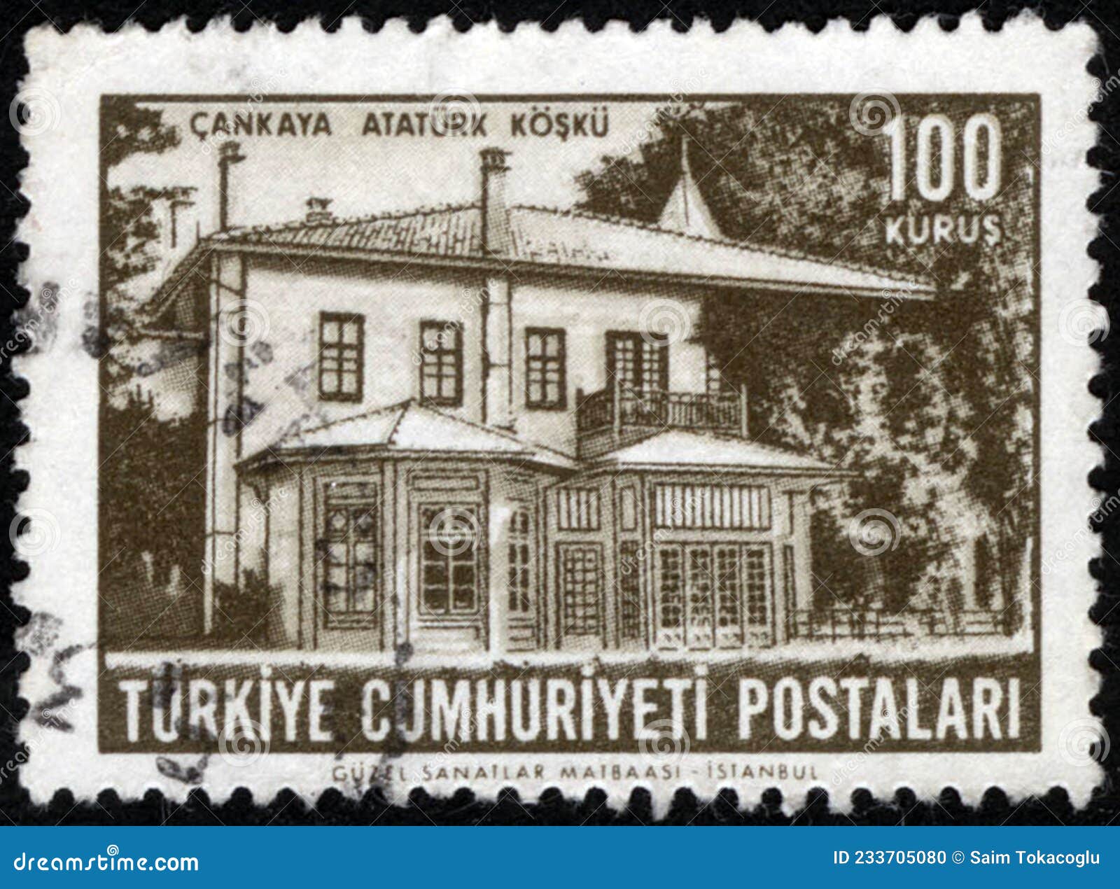 Republic of Turkey Postage Stamp. Editorial Image - Image of cargo ...