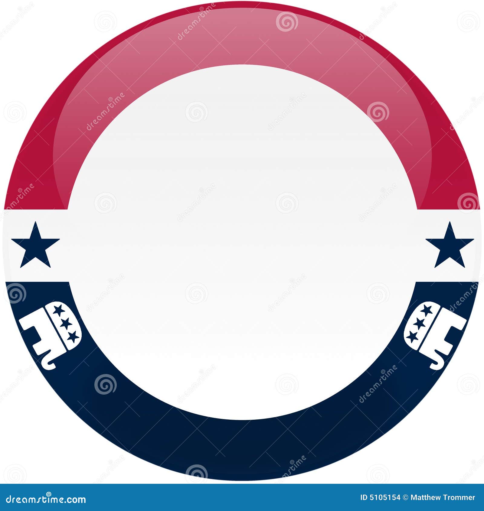 Republican Button with Small Logos Editorial Stock Image - Illustration ...