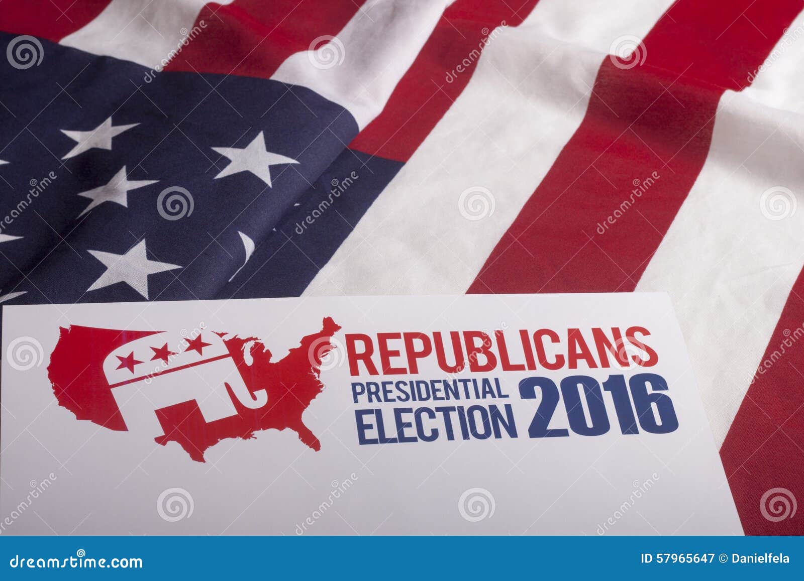 Republican Election Vote and American Flag Editorial Photography ...