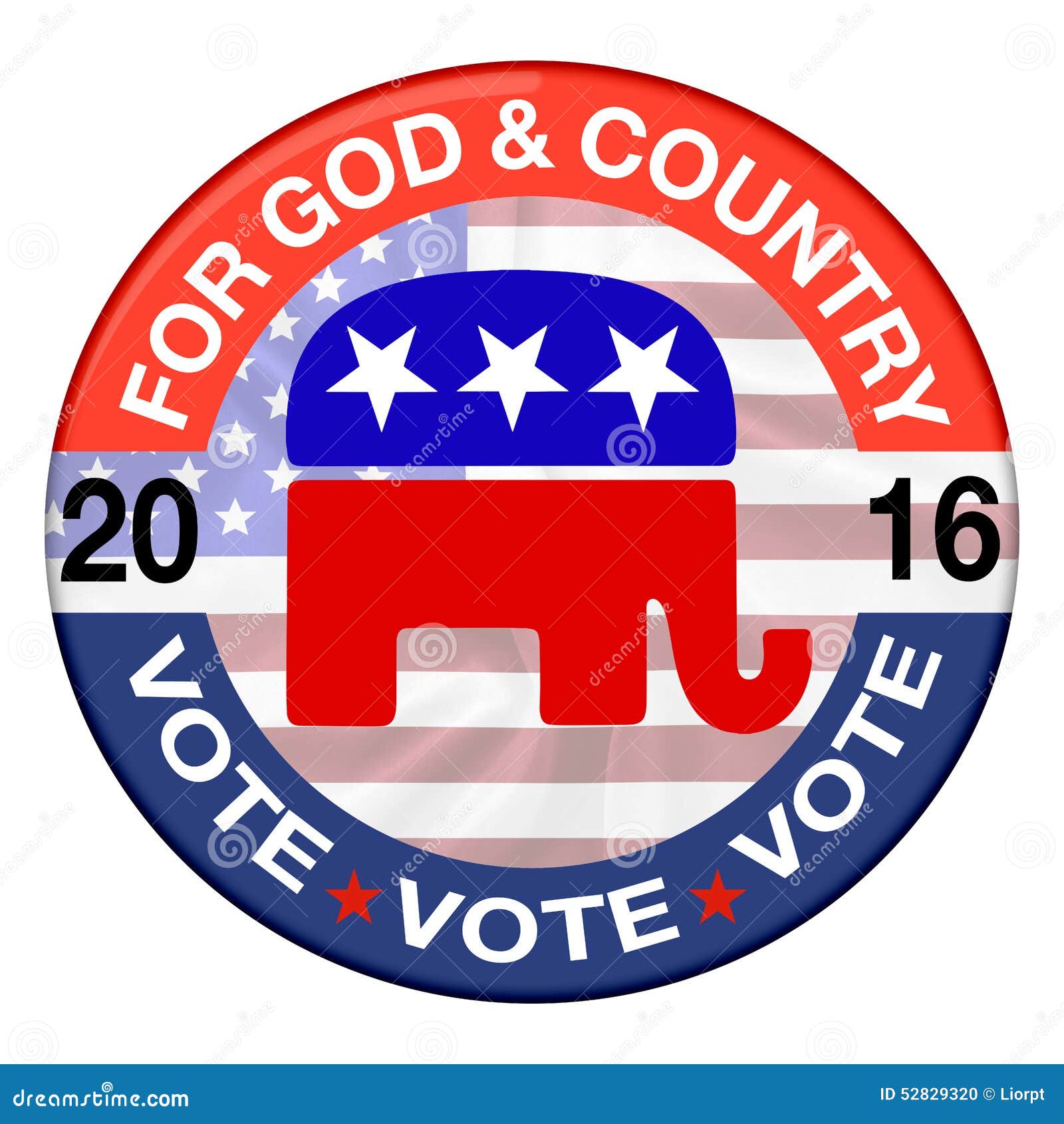 2016 Republican Elections Button Editorial Image - Illustration of ...