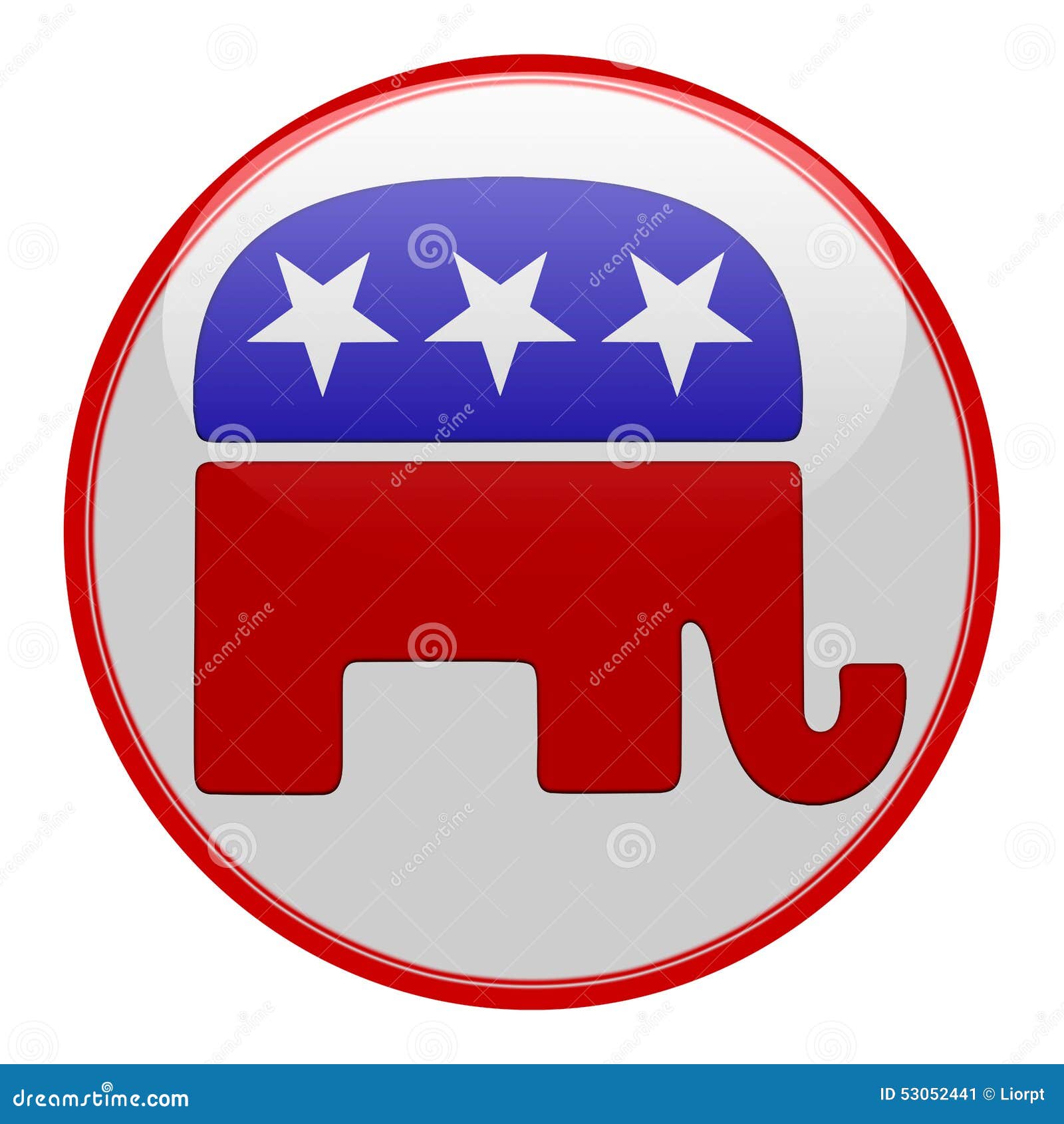 Republican Elections Button Editorial Photo - Illustration of politics ...