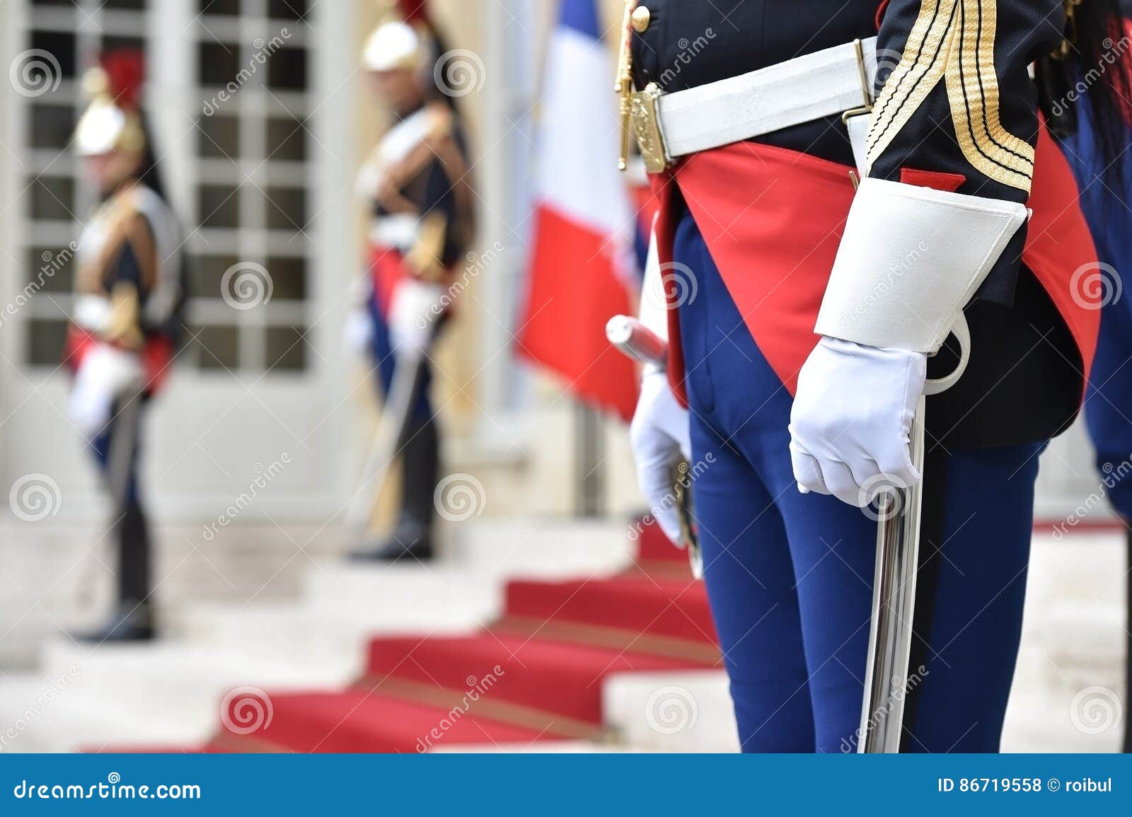 Republican Guards of honor stock photo. Image of boots - 86719558