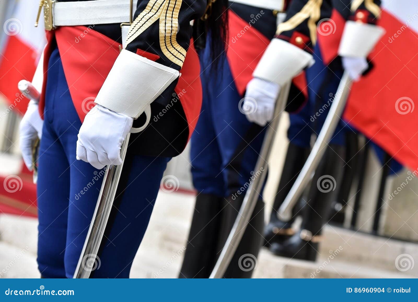 Republican Guards of honor stock photo. Image of honor - 86960904