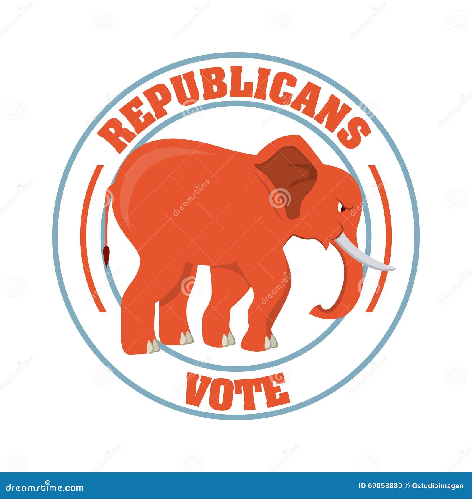 Republican party design editorial image. Illustration of background ...