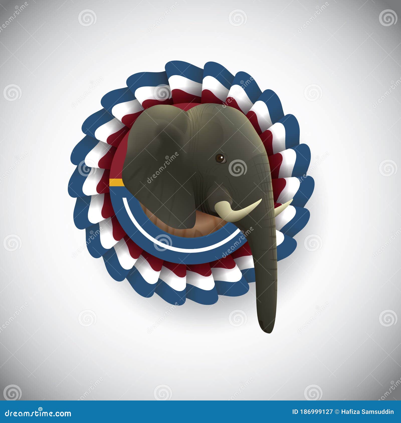 Republican Party Icon Vector Illustration | CartoonDealer.com #27462002