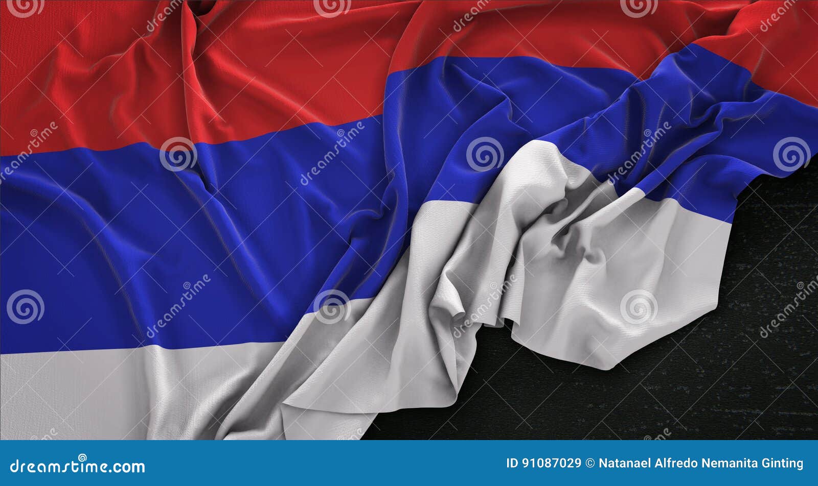 Republika Srpska Flag Wrinkled on Dark Background 3D Render Stock ... Republika Srpska Flag Wrinkled on Dark Background 3D Render Stock ...