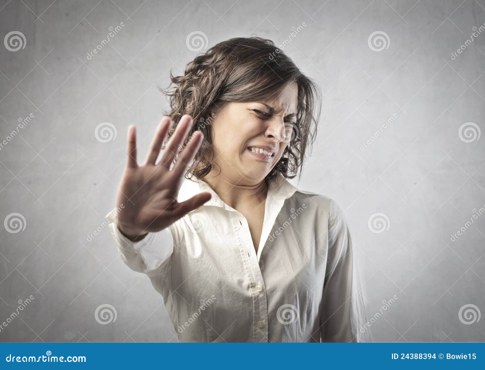 Repulsion stock photo. Image of arrest, hold, portrait - 24388394