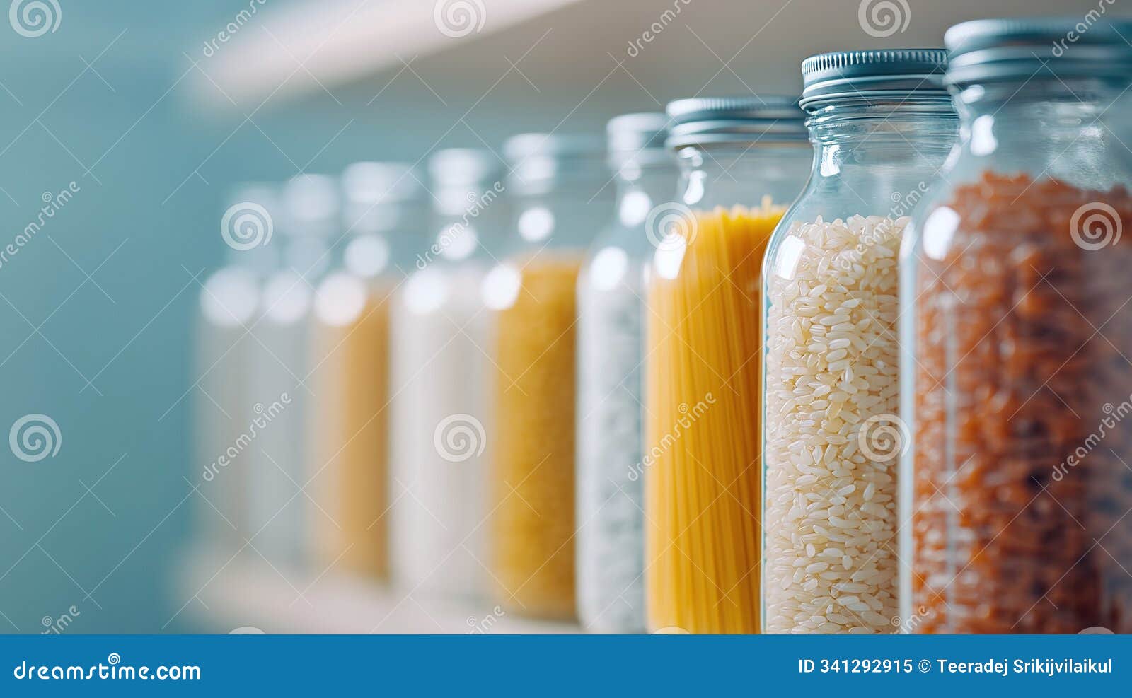 Repurposed Plastic Bottles For Kitchen Storage Stock Image ...