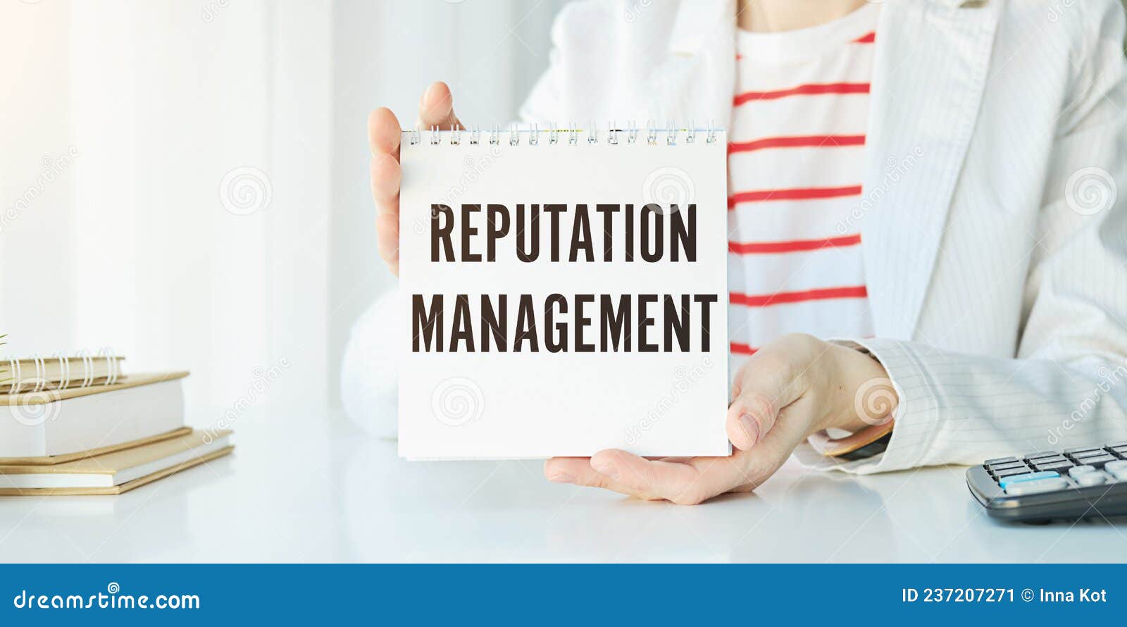 Management Card on White Background Stock Image - Image of integrity ...