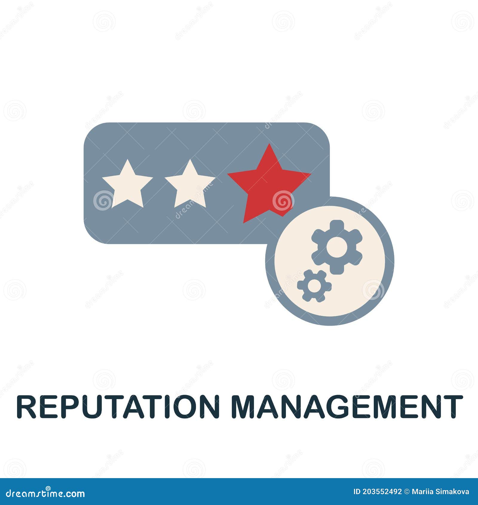 Reputation Management Icon. Simple Line Element Reputation Management ...