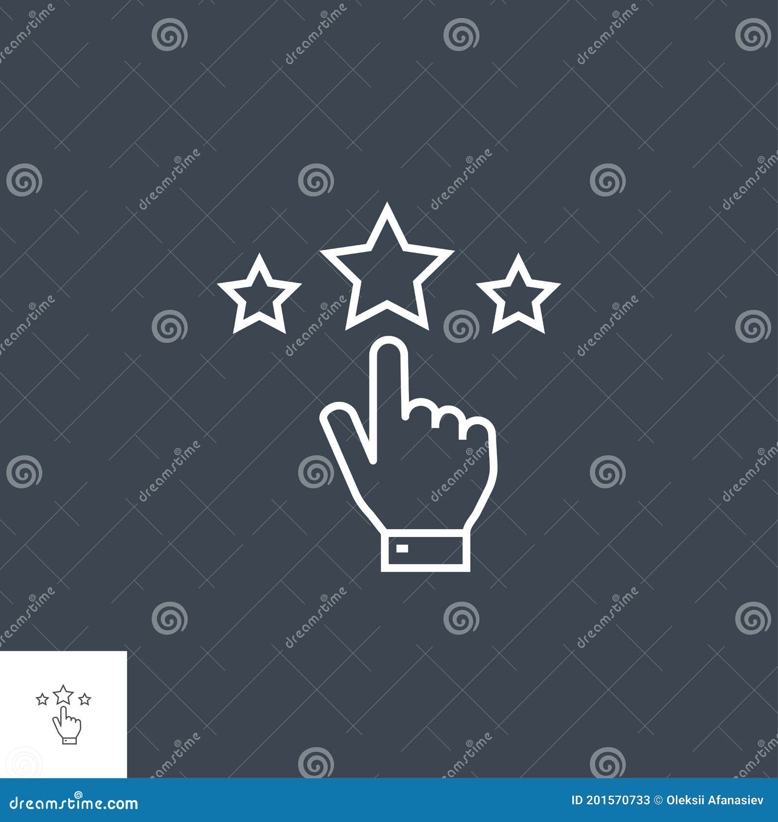 Reputation Management Line Icon Stock Vector - Illustration of vector ...