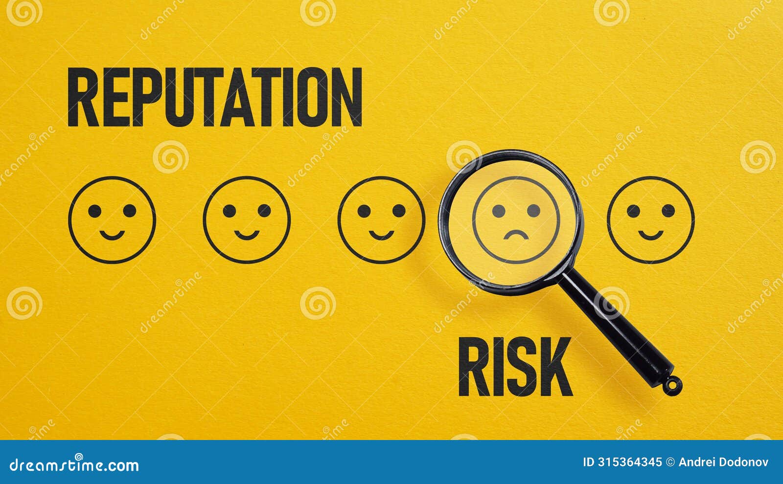 Reputation Risk is Shown Using the Text Stock Image - Image of ...