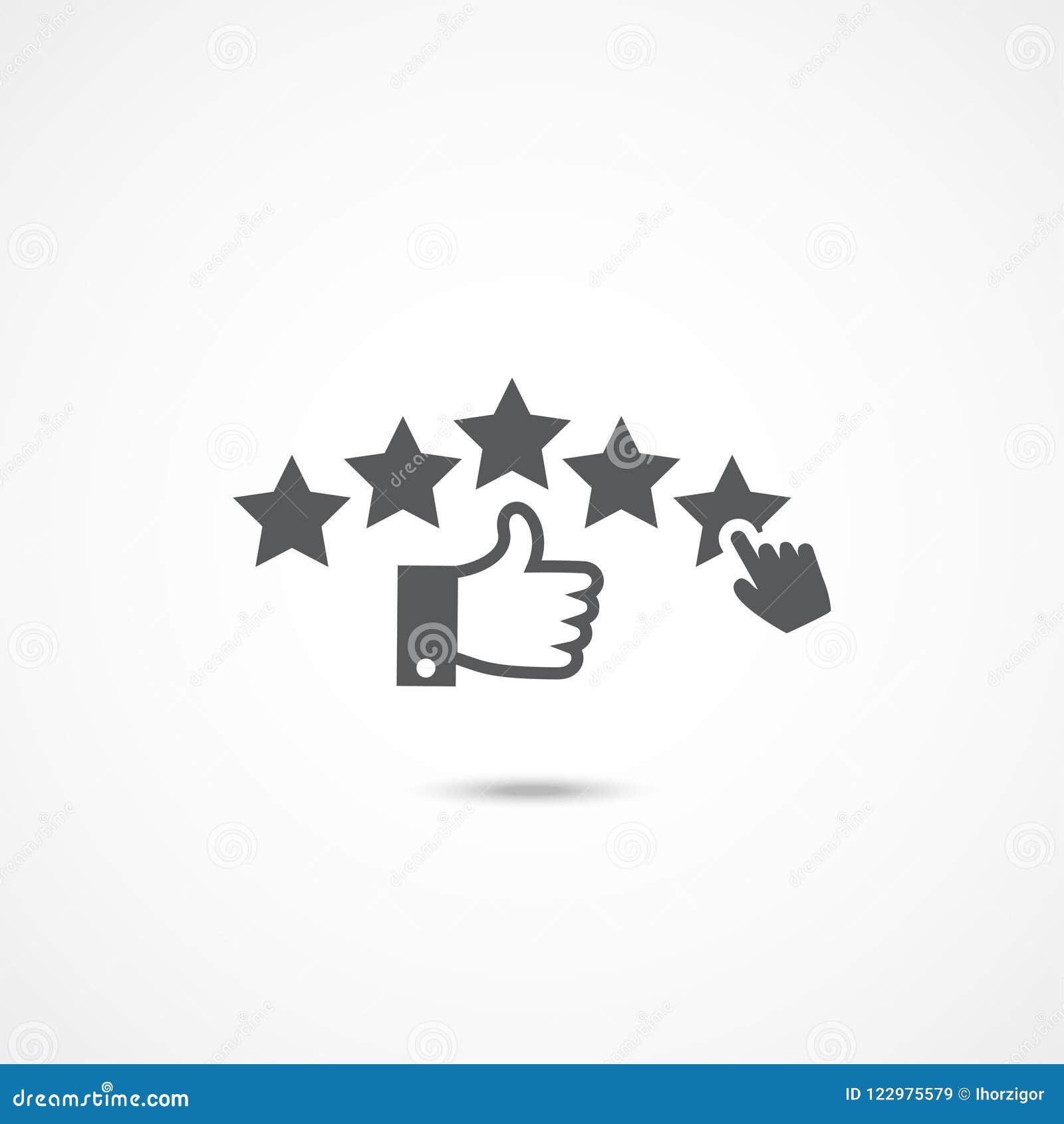 Reputation Vector Icon stock vector. Illustration of promotion - 122975579