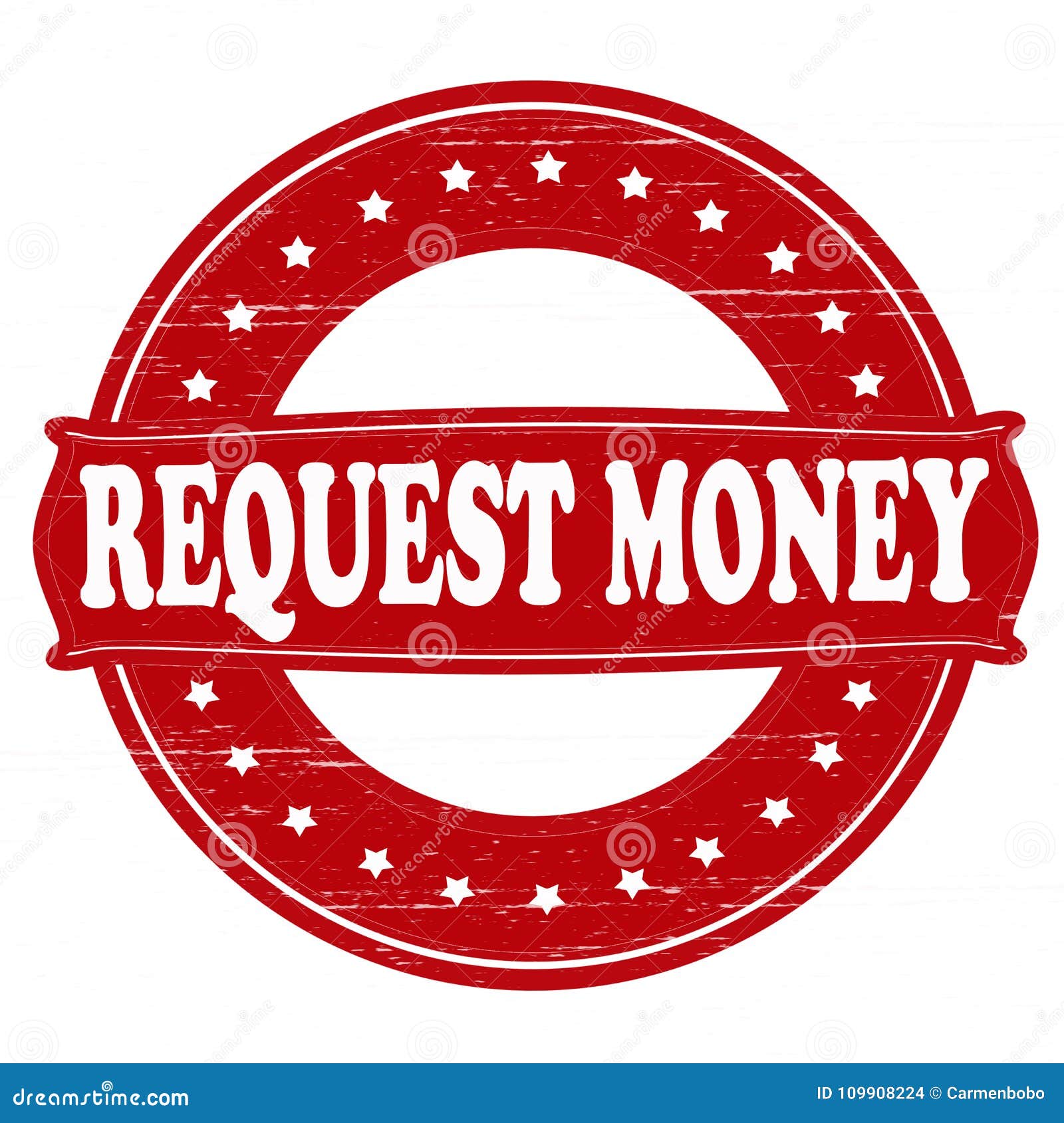 Request money stock illustration. Illustration of grunge - 109908224