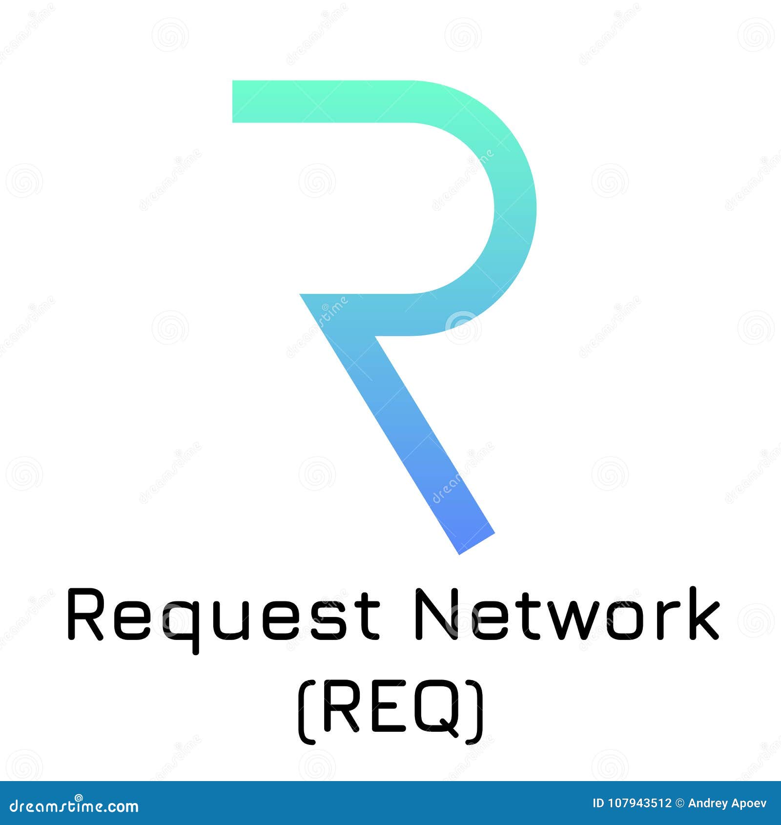 Request Network REQ. Vector Illustration Crypto Stock Vector ...