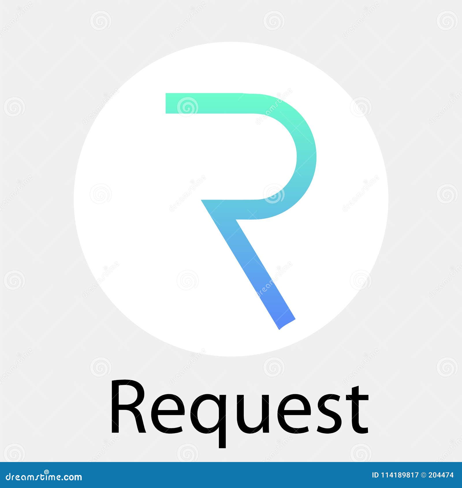 Request Network REQ Vector Logo. A Decentralized Network For Payment ...