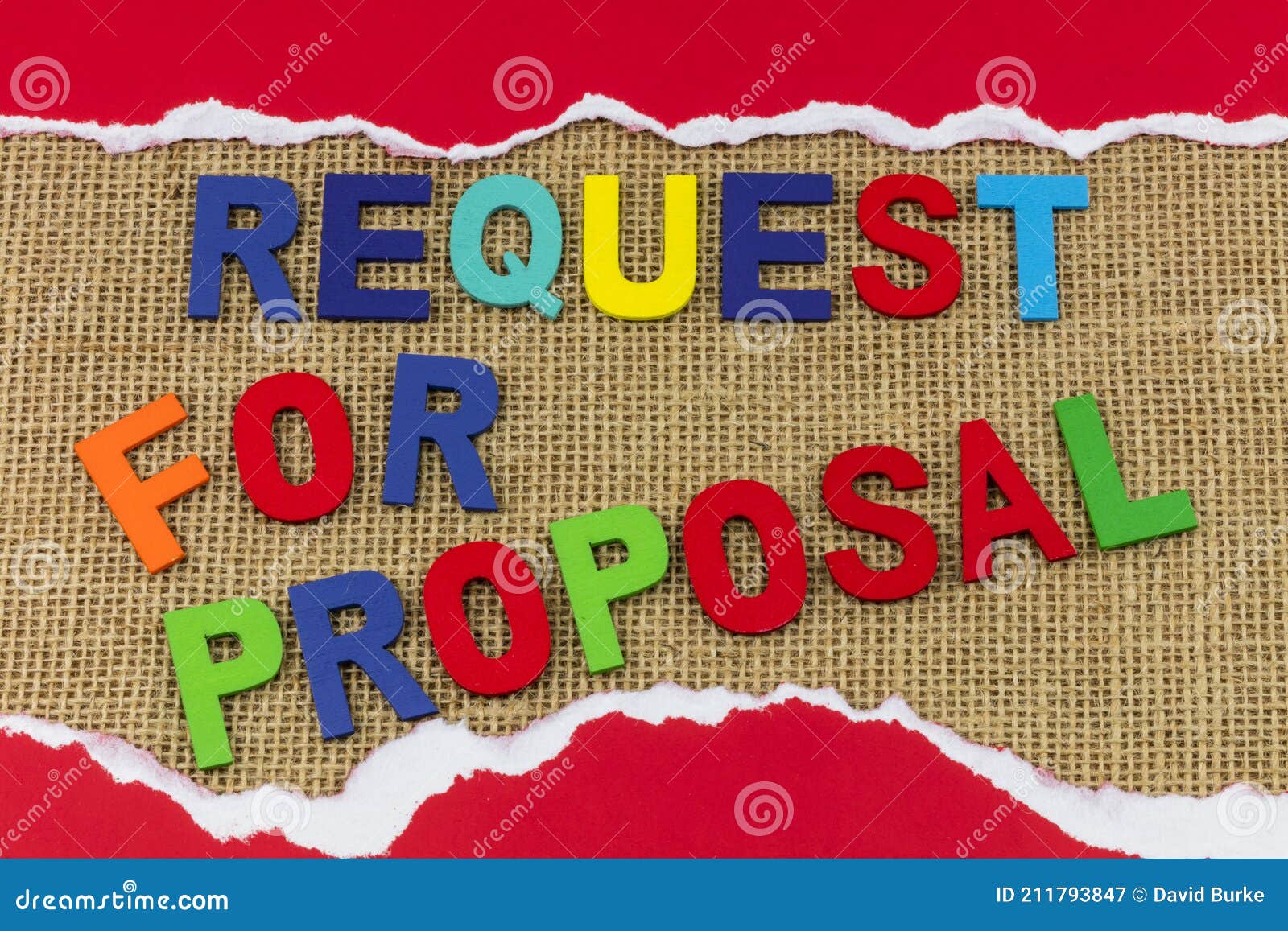 Request for Proposal Rfp Business Strategy Procurement Process Stock ...
