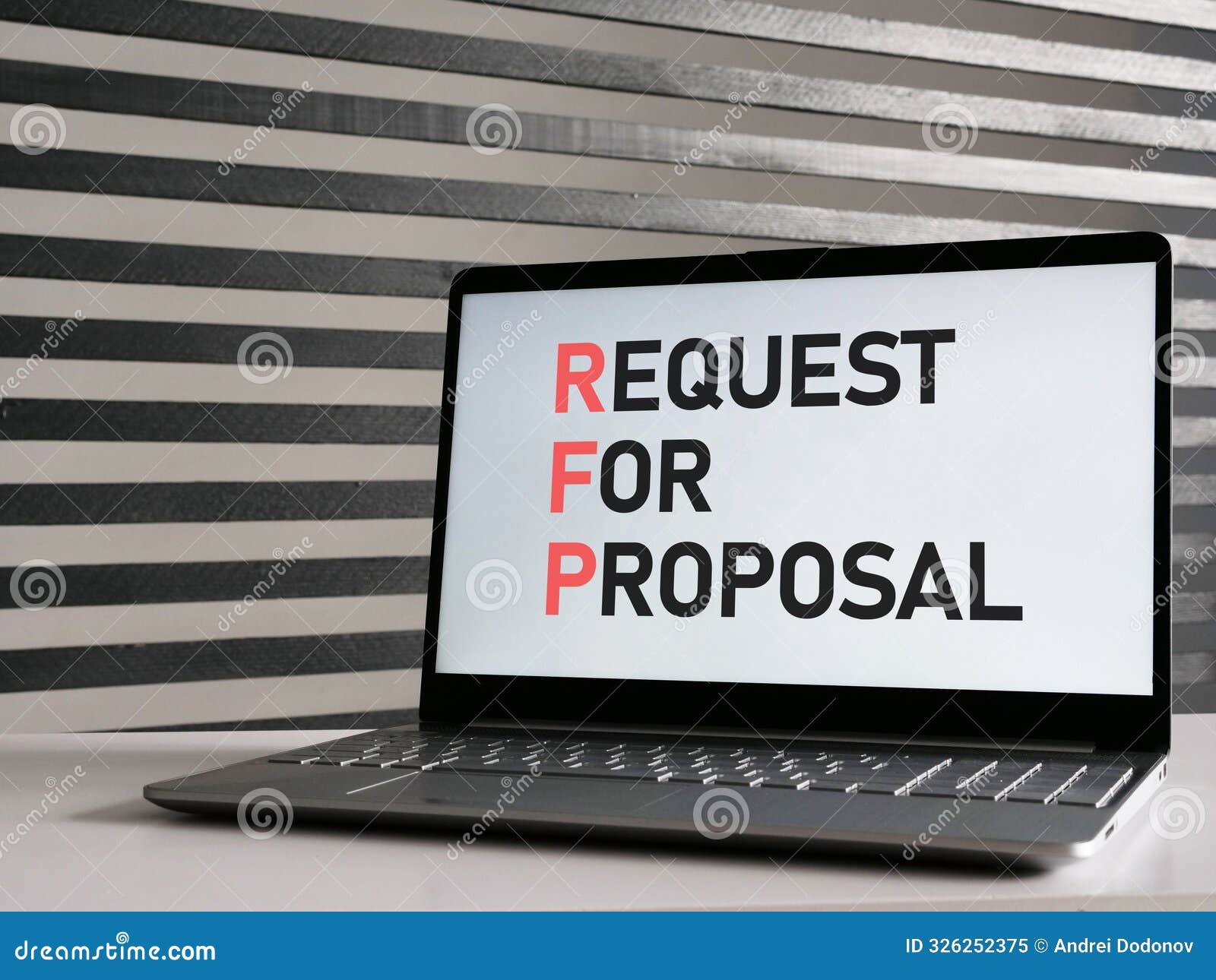 Request for Proposal is Shown Using the Text RFP Stock Image - Image of ...