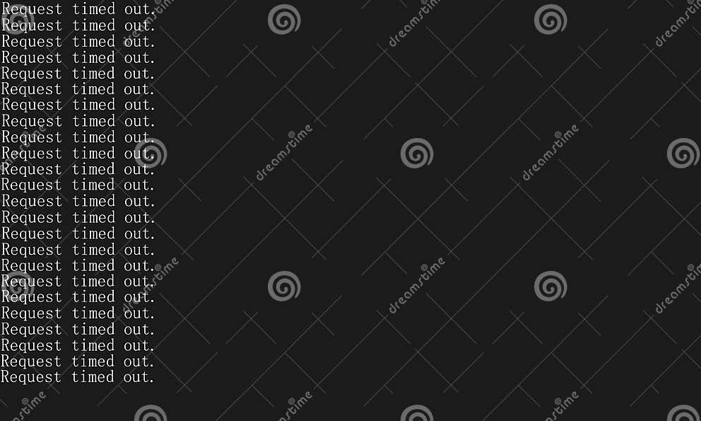 Request Timed Out, Alert Connection Failed on Computer with Copy Space ...