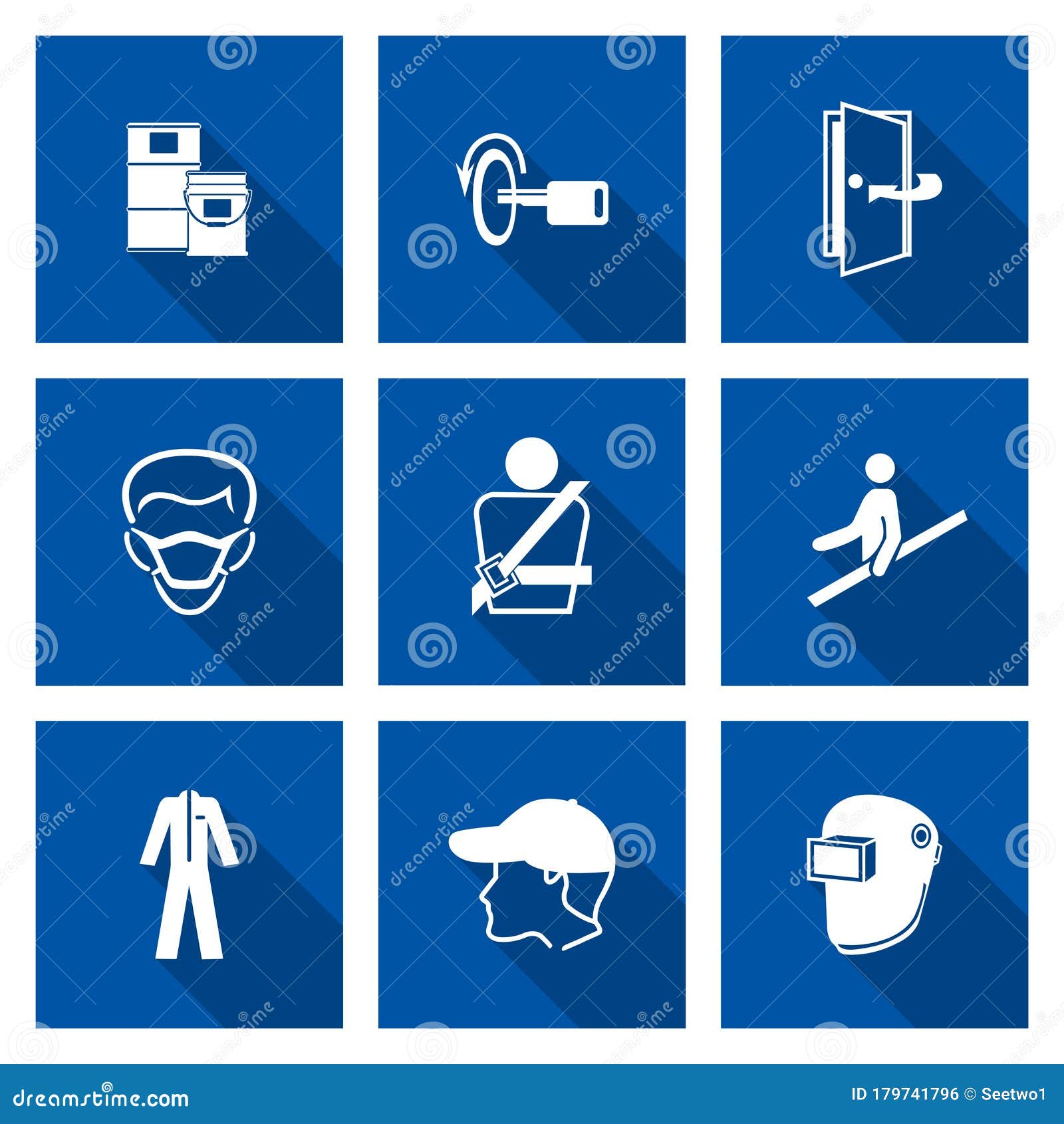 Required Personal Protective Equipment (PPE) Symbol,Safety Icon Stock ...