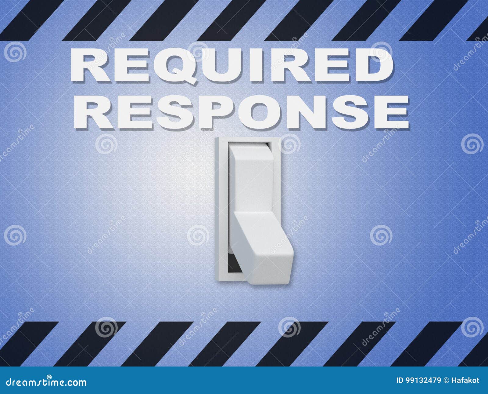 Required Response concept stock illustration. Illustration of ...