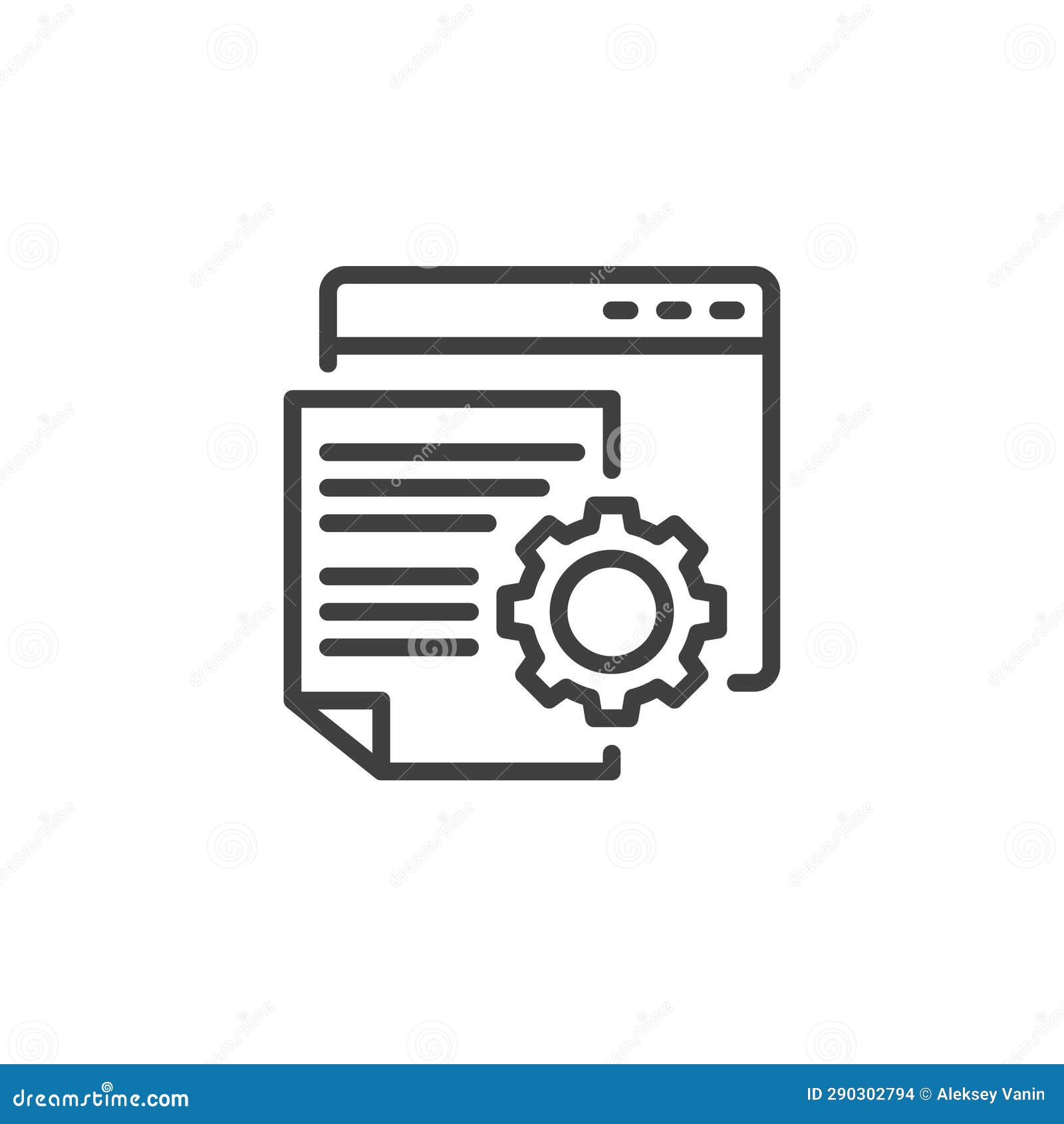 Requirement Gathering Line Icon Stock Vector - Illustration of outline ...