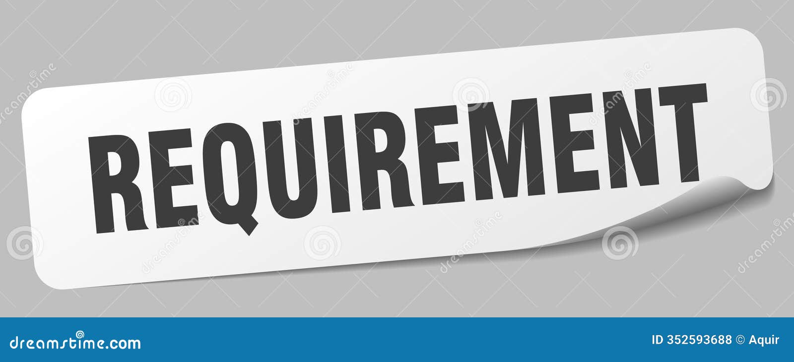 Requirement Sticker. Requirement Sign On Transparent Background Vector ...