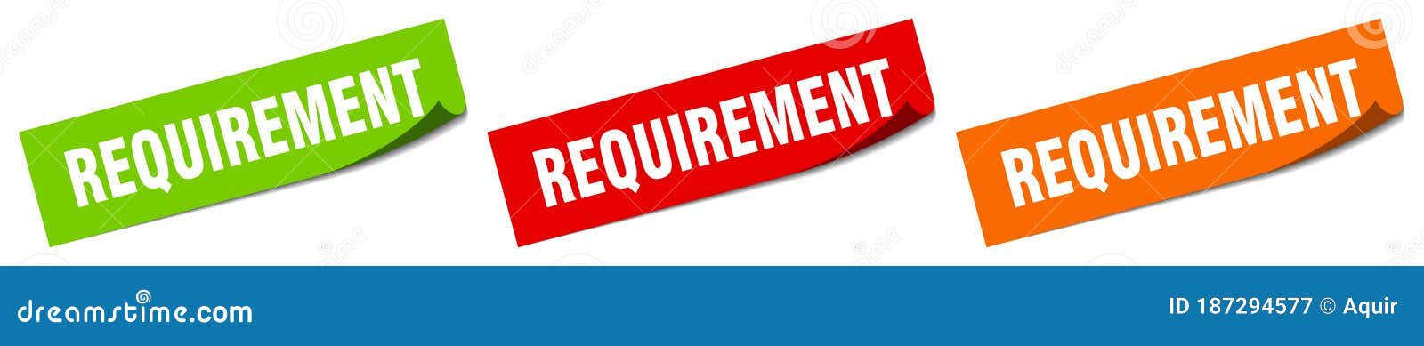 Requirement Sticker. Requirement Sign On Transparent Background Vector ...