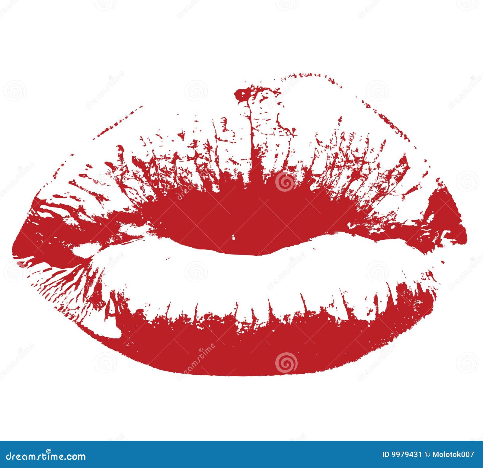 Res Kiss Lips Vector Stock Image - Image: 9979431