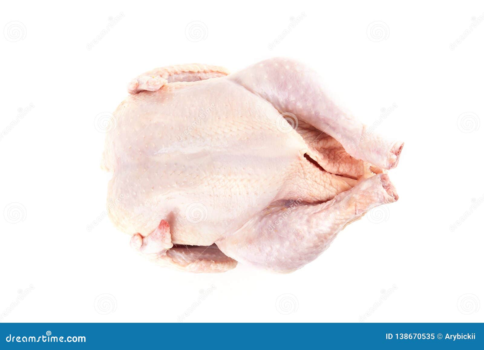 Res Muerta Cruda Del Pollo En Blanco Imagen de archivo - Imagen de ...