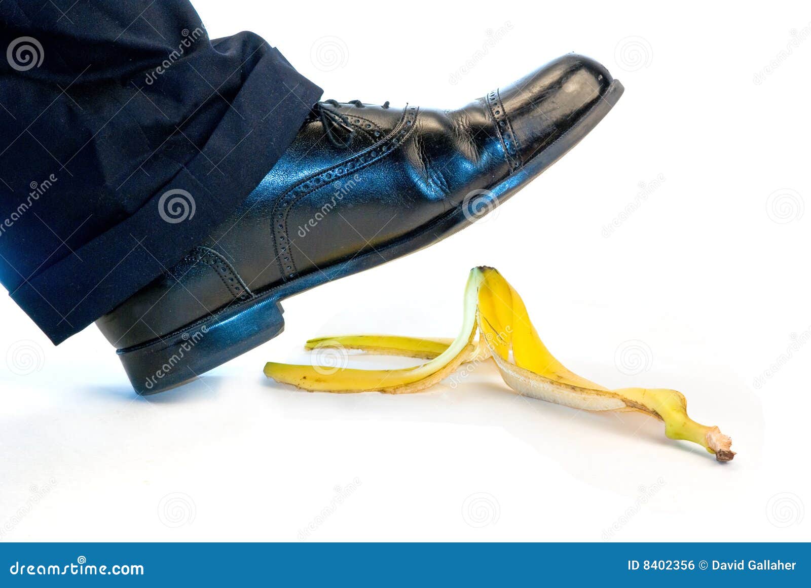 Resbalón foto de archivo. Imagen de amarillo, blanco, seguridad - 8402356