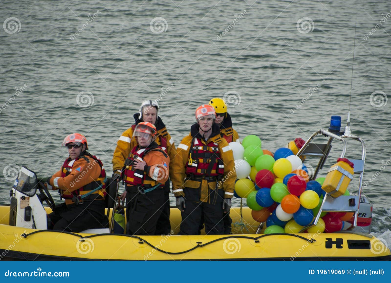 Rescue boat with crew editorial stock image. Image of jump - 19619069