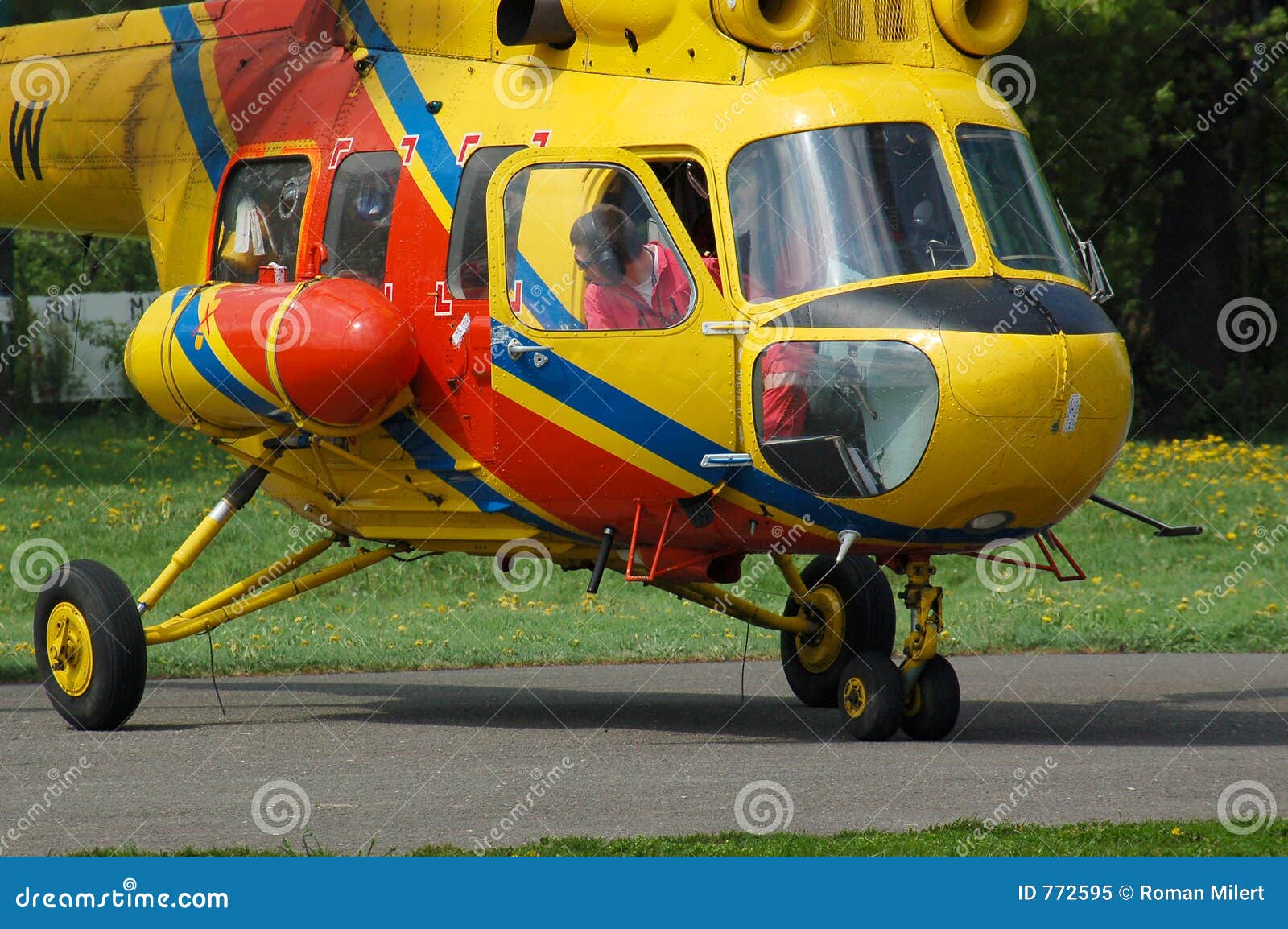 Rescue chopper stock image. Image of transport, life, colorful - 772595