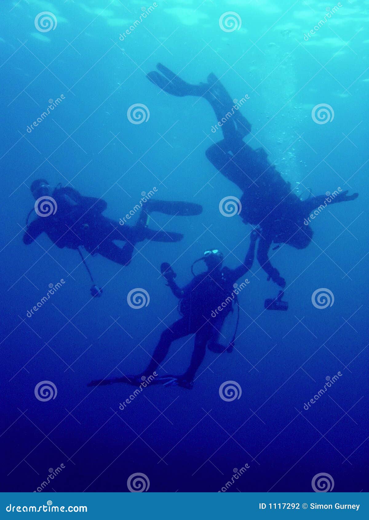 Rescue Diver Underwater Scuba Diving Stock Photo - Image of ascend ...