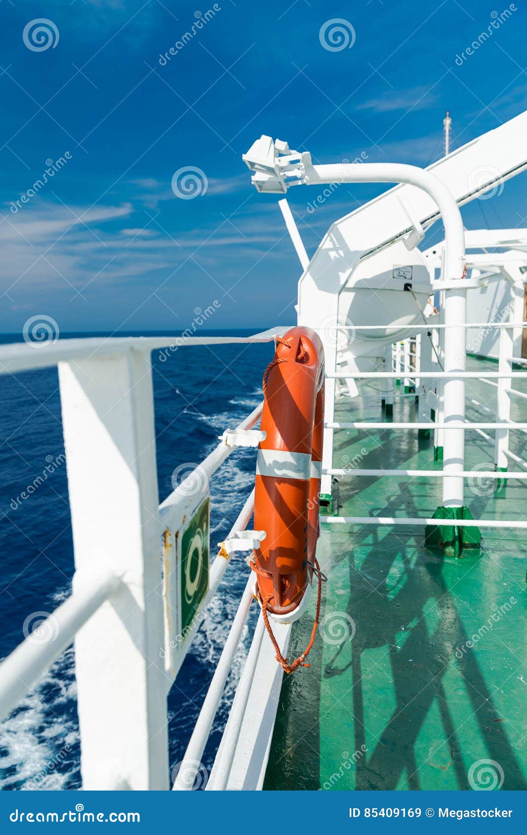 Rescue Equipment on the Ferry Stock Image - Image of save, float: 85409169