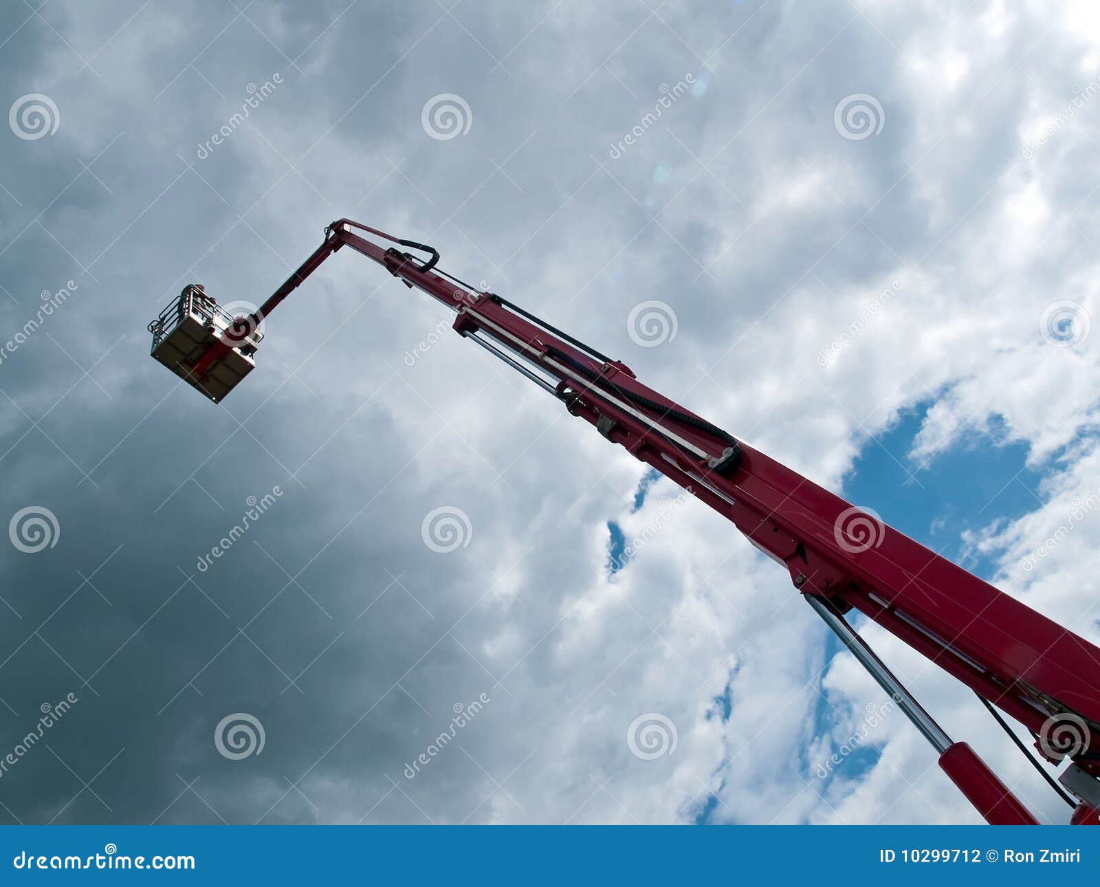 Rescue Firefighting Basket Crane Stock Photo - Image of life, equipment ...