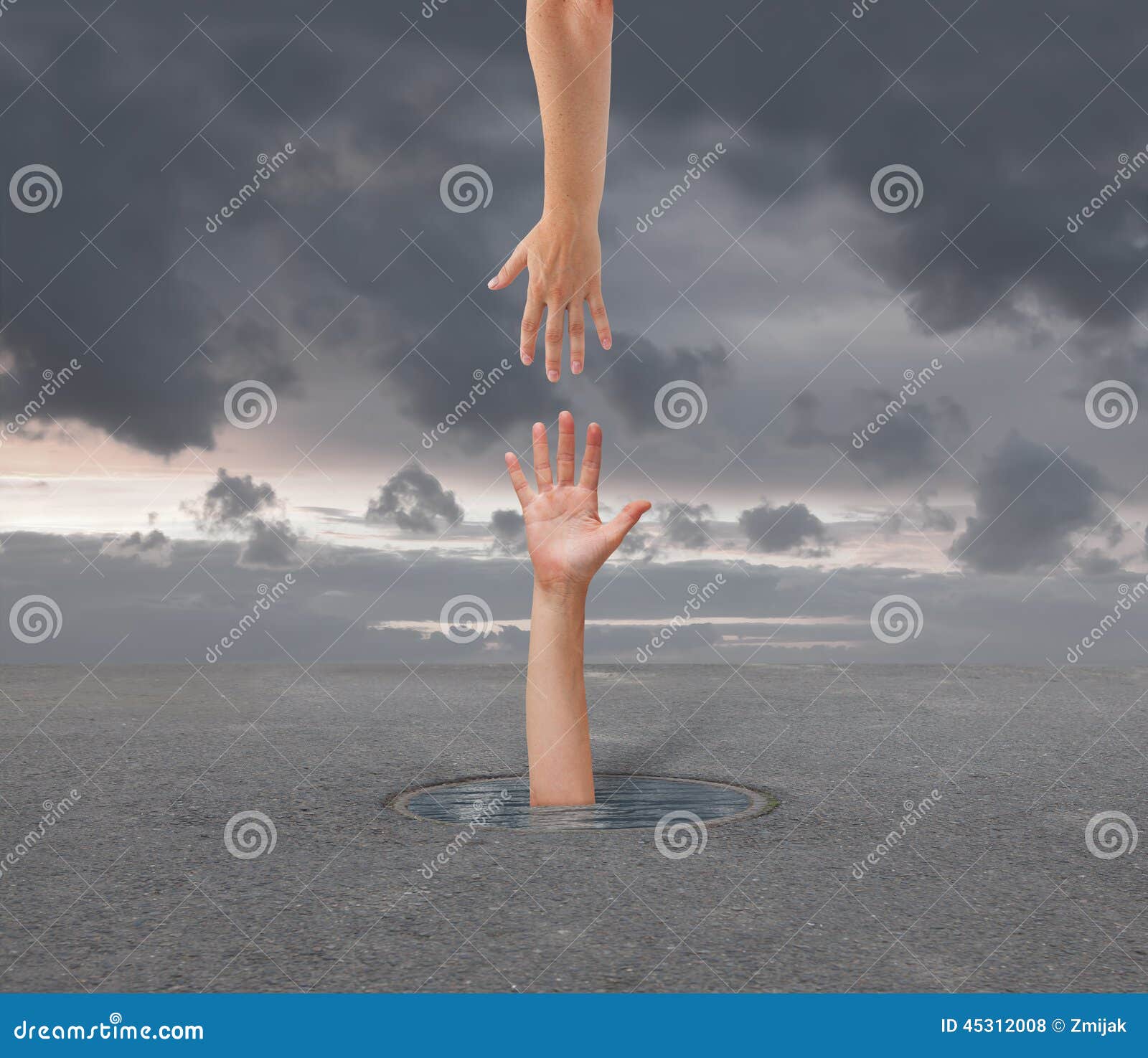 Rescue stock photo. Image of hand, cloud, help, inconvenience - 45312008