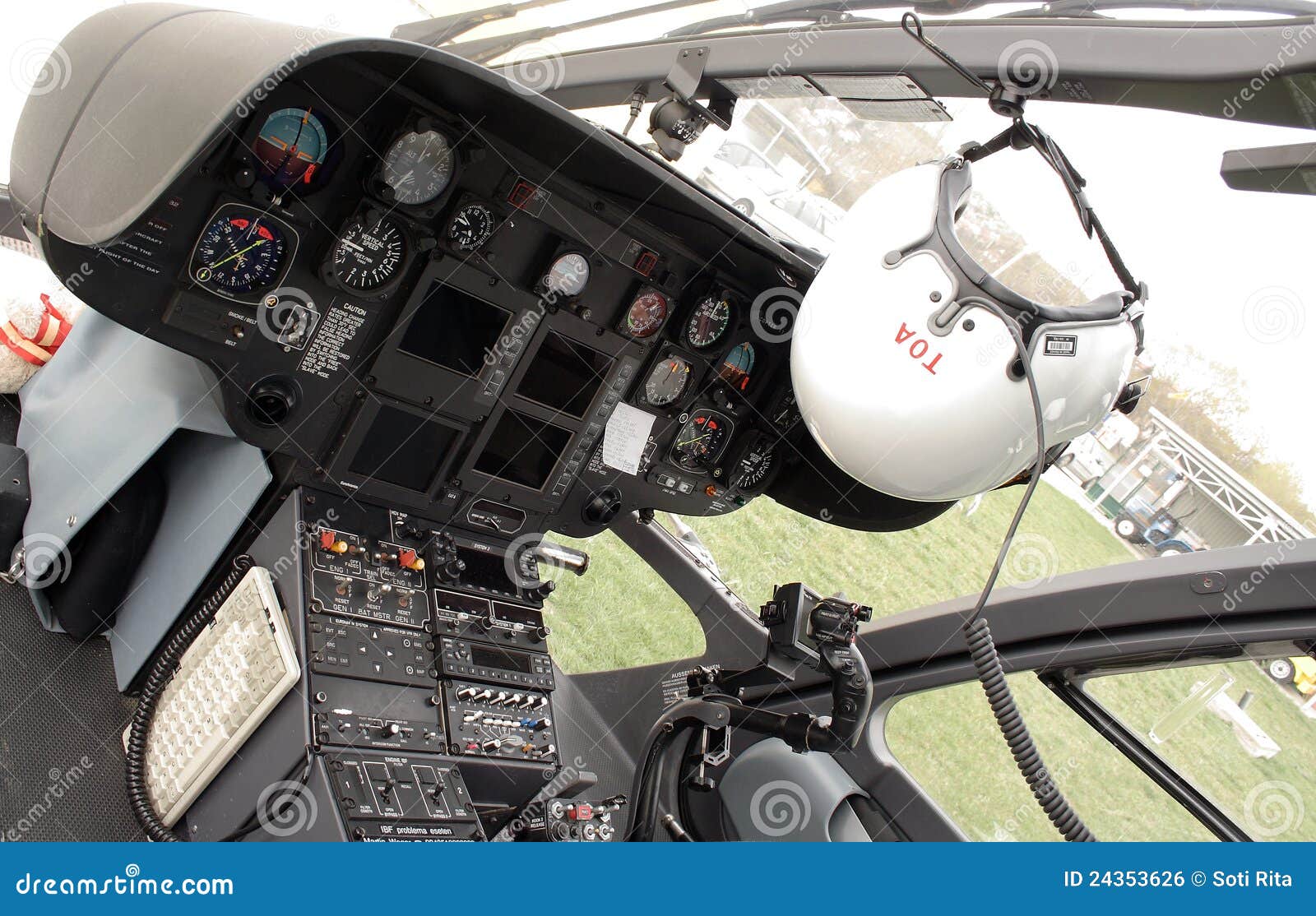 Helicopter Cockpit Royalty-Free Stock Photography | CartoonDealer.com ...