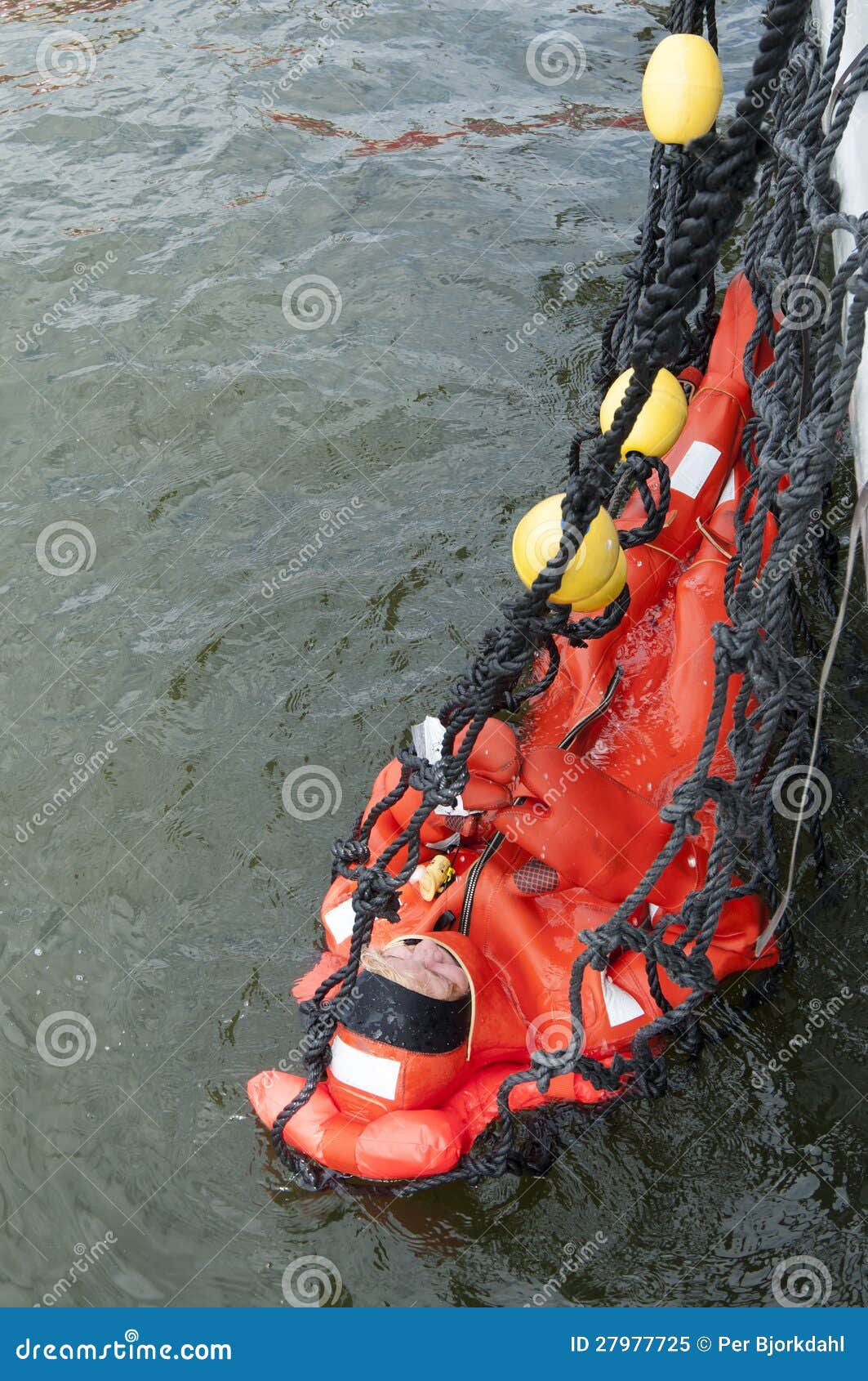 Rescue with a net editorial image. Image of training - 27977725