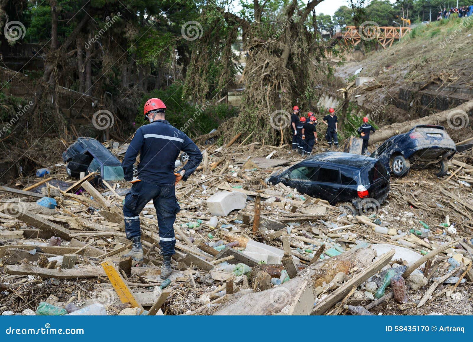 Rescue Service Assorted Debris Editorial Image - Image of dirt, europe ...