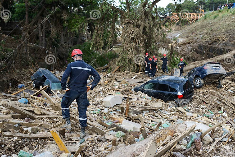 Rescue Service Assorted Debris Editorial Image - Image of dirt, europe ...